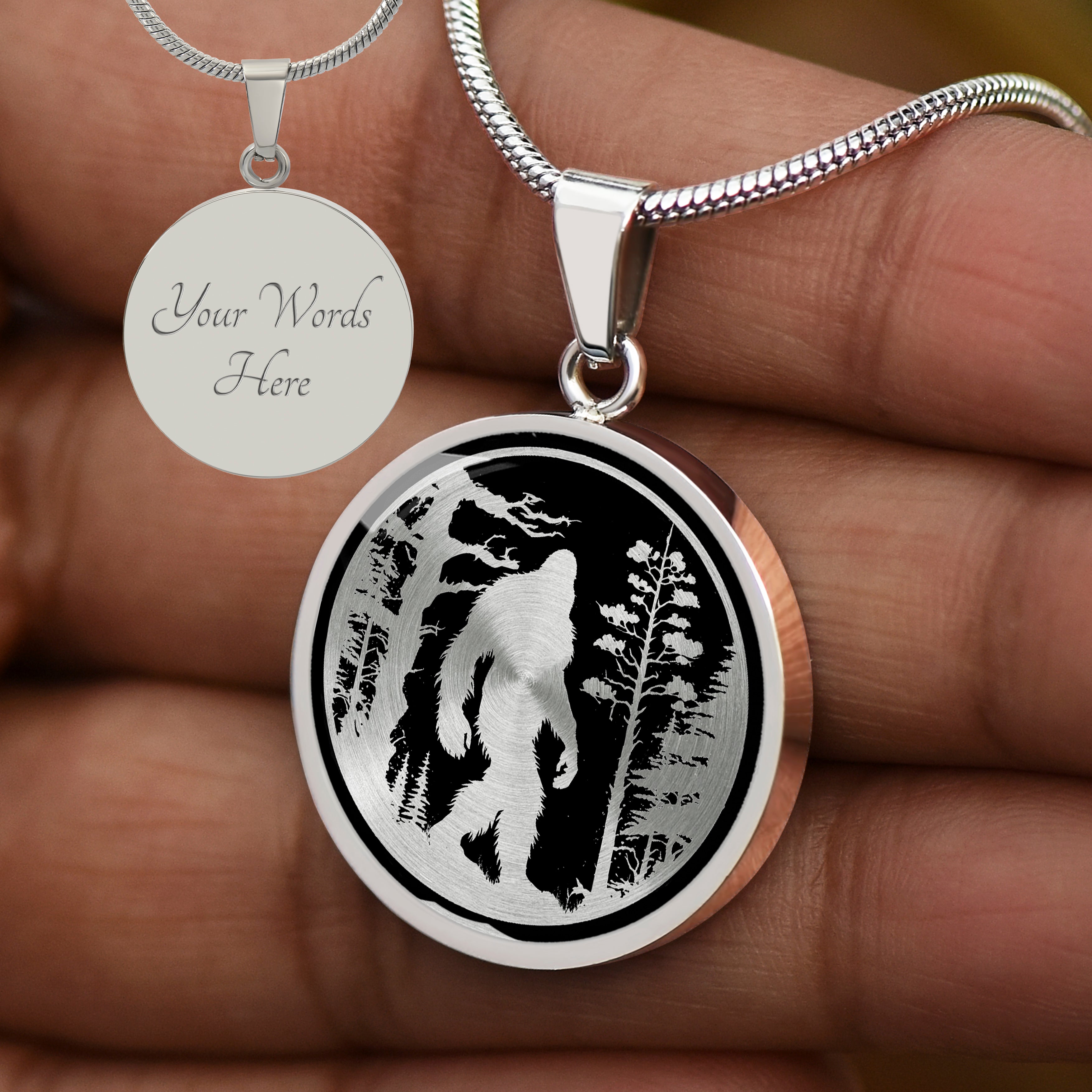 Personalized Big Foot Necklace – Elephantsity