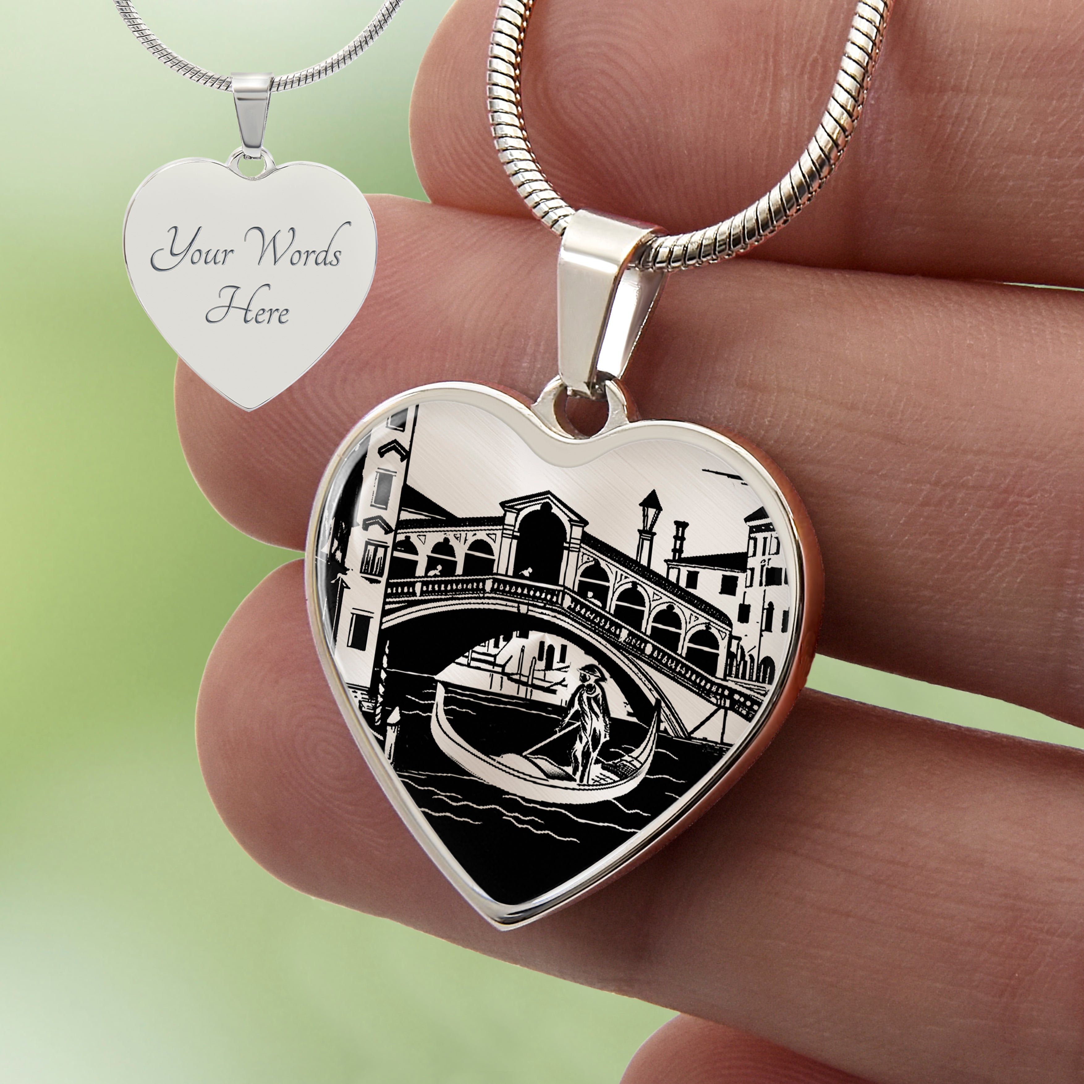 Custom Venice Heart Necklace – Elephantsity