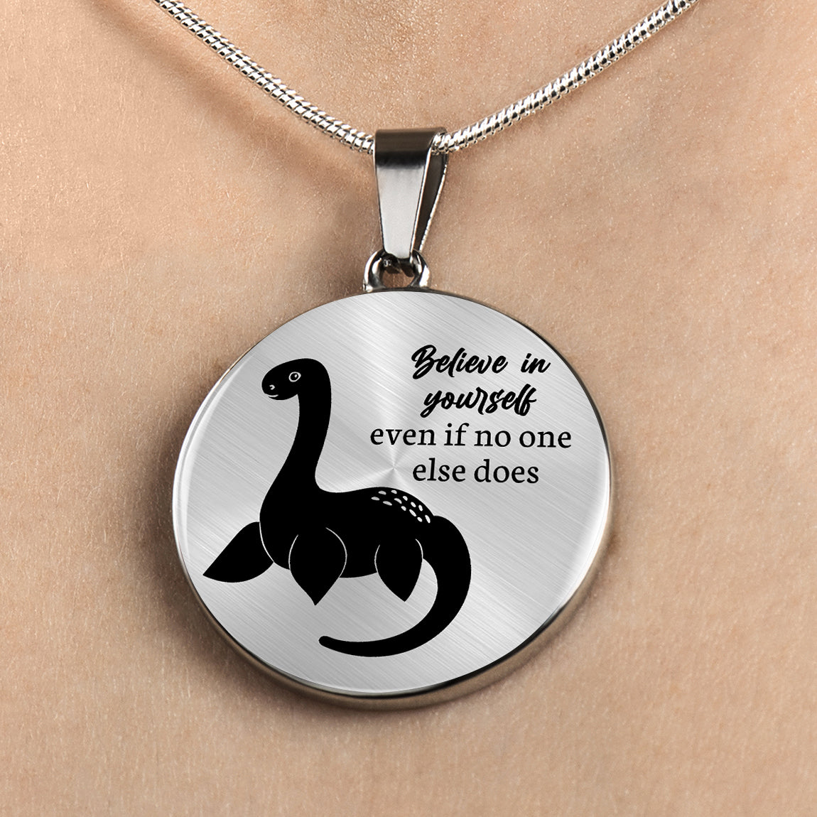Personalized Loch Ness Monster Necklace, Nessie Necklace, Nessie Gift ...