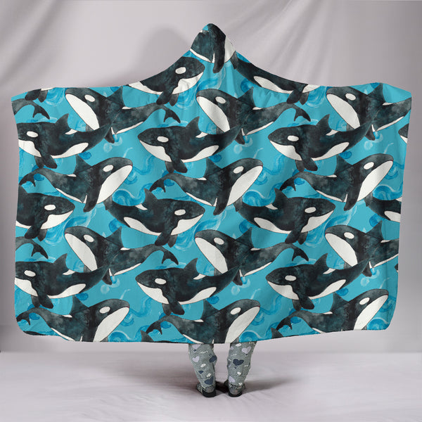 Orca Love Hooded Blanket – Elephantsity