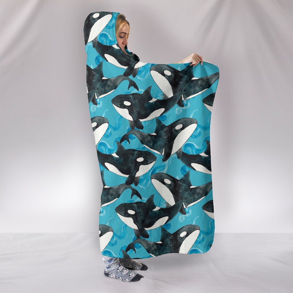 Orca Love Hooded Blanket – Elephantsity