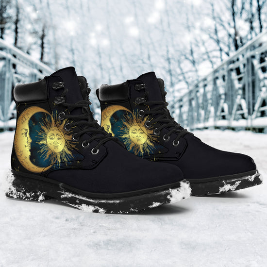 Bohemian Sun & Moon All-Season Boots – Elephantsity