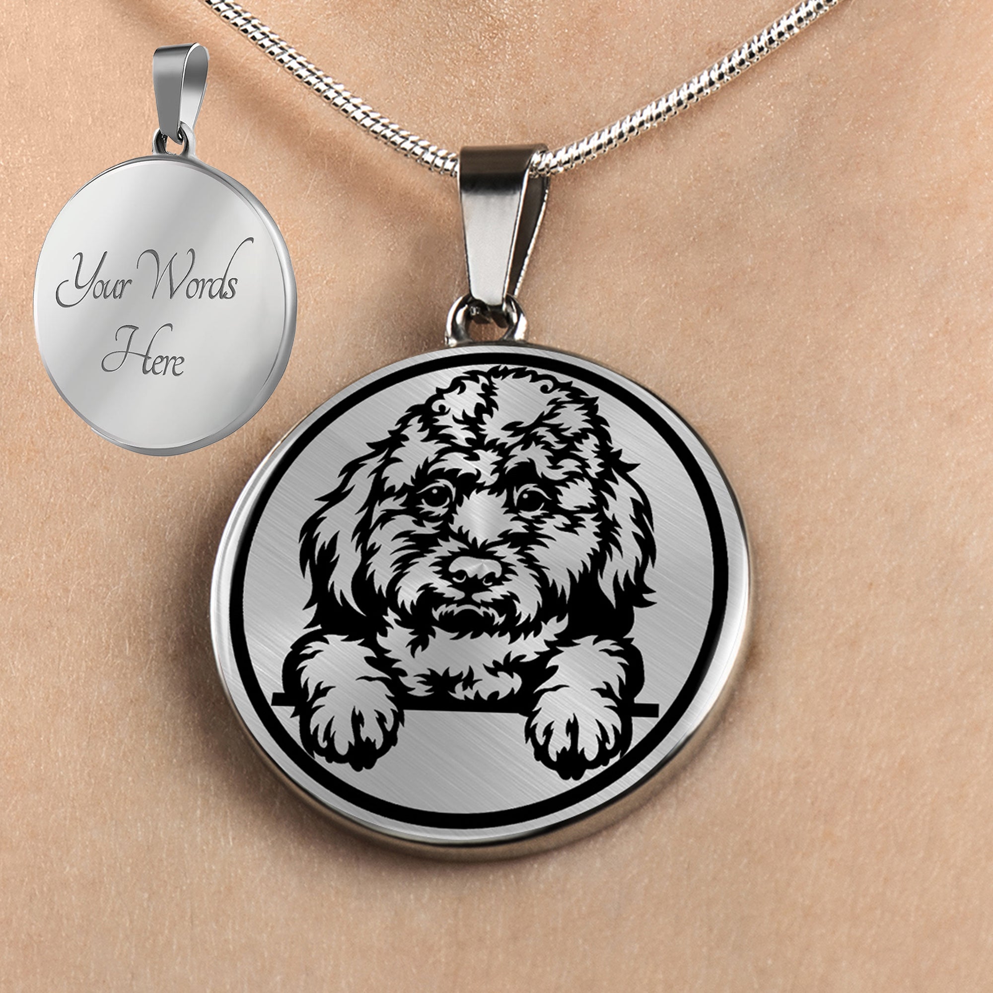 Personalized Labradoodle Necklace – Elephantsity