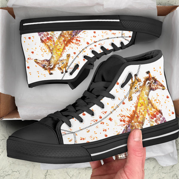 Giraffe Love High-Top Shoes – Elephantsity
